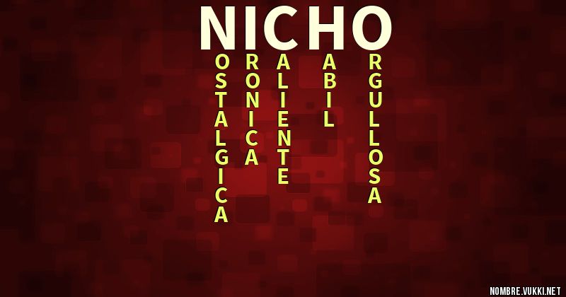 Qué significa nicho