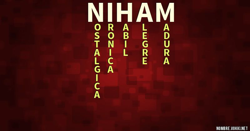 Qué significa niham