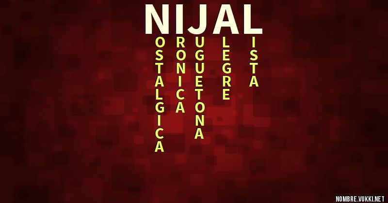 Qué significa nijal