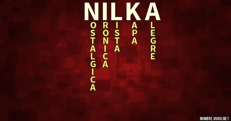 Qué significa nilka