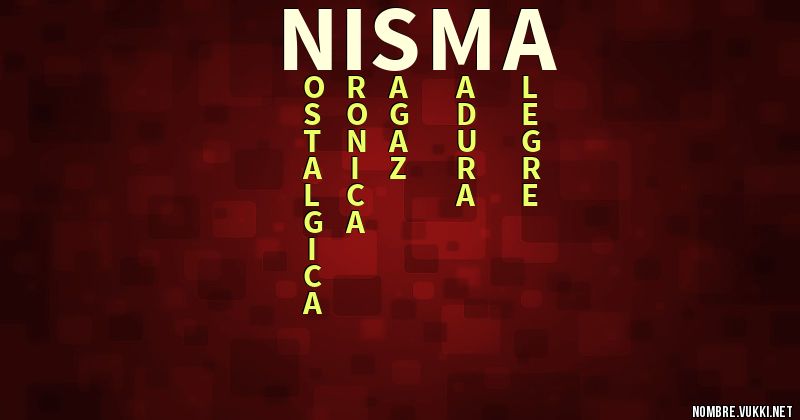 Qué significa nisma