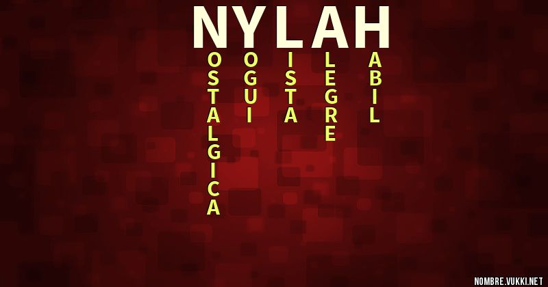 Qué significa nylah