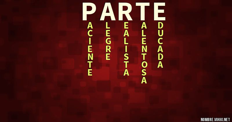 Qué significa parte