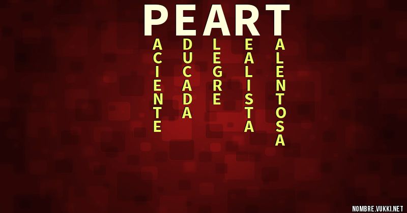 Qué significa peart