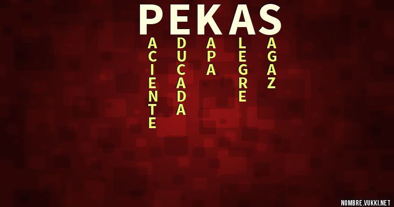Qué significa pekas