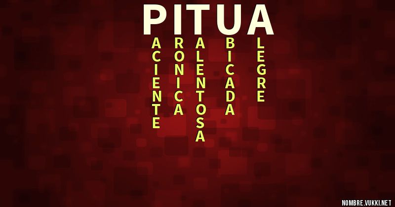 Qué significa pitua