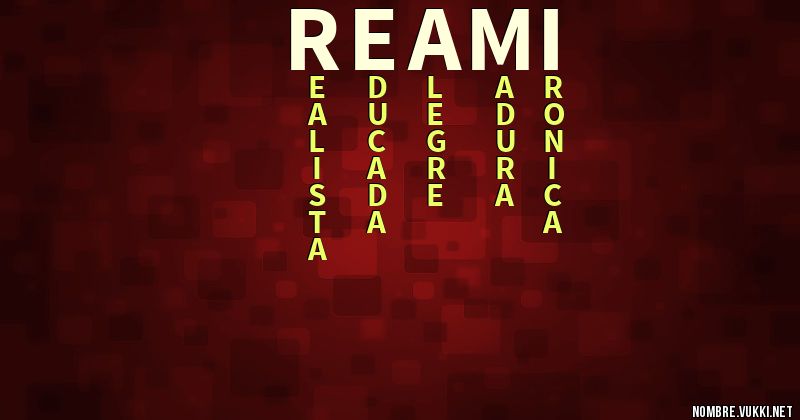 Qué significa reami