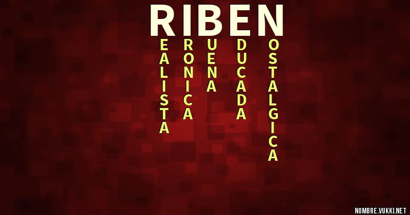 Qué significa riben