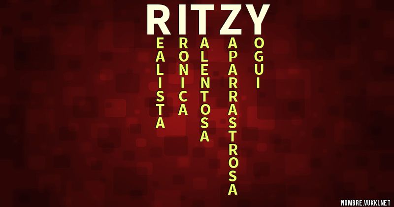 Qué significa ritzy