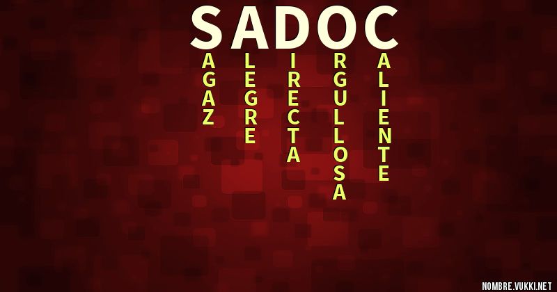 Qué significa sadoc
