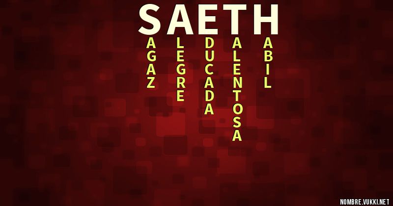 Qué significa saeth