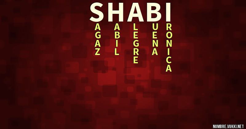 Qué significa shabi