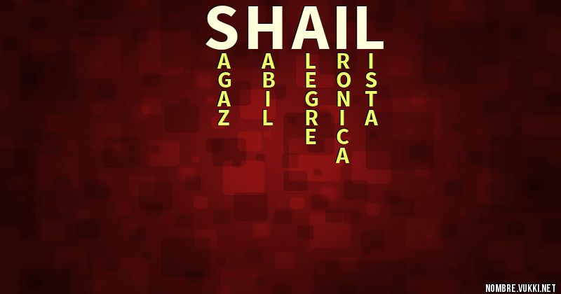 Qué significa shail