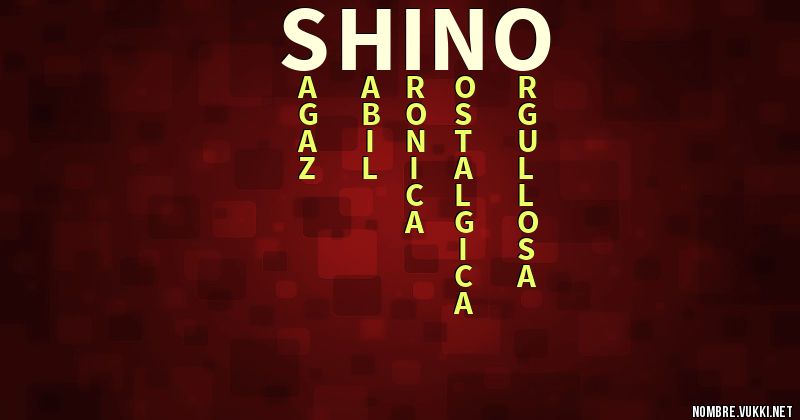 Qué significa shino