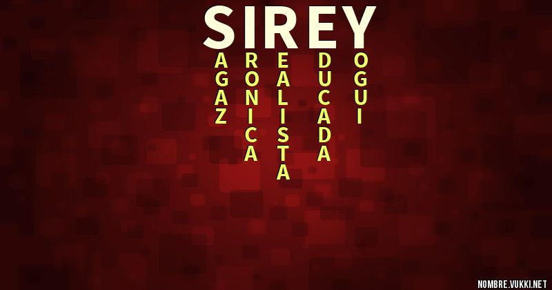 Qué significa sirey
