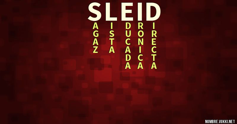 Qué significa sleid
