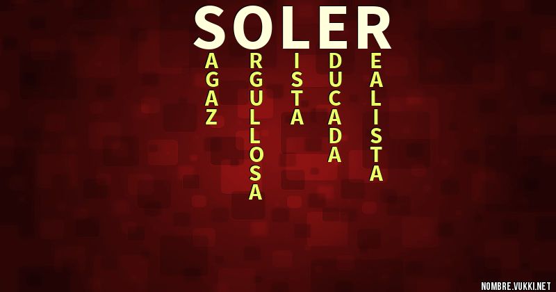 Qué significa soler