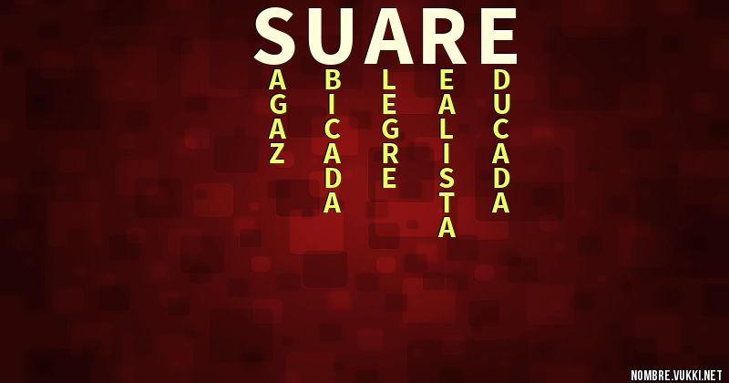 Qué significa suare
