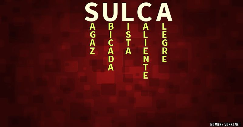 Qué significa sulca