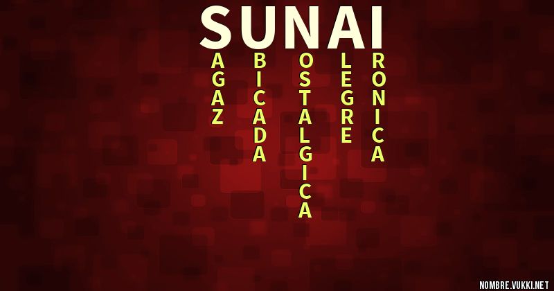 Qué significa sunai