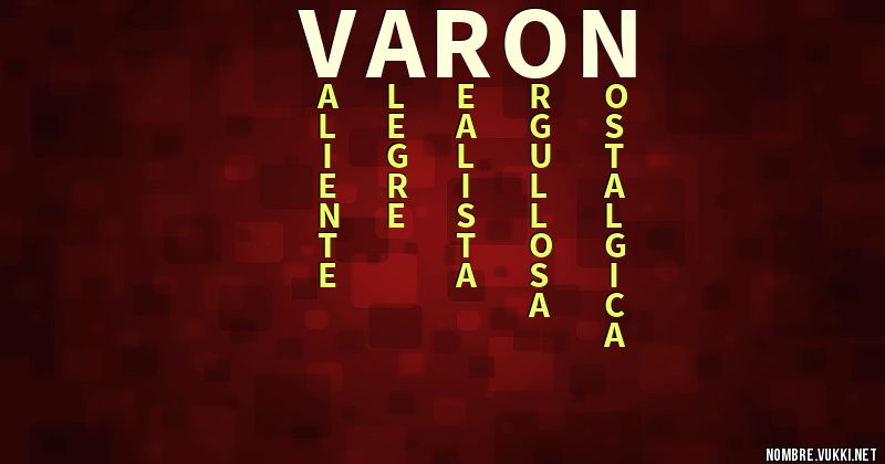 Qué significa varon
