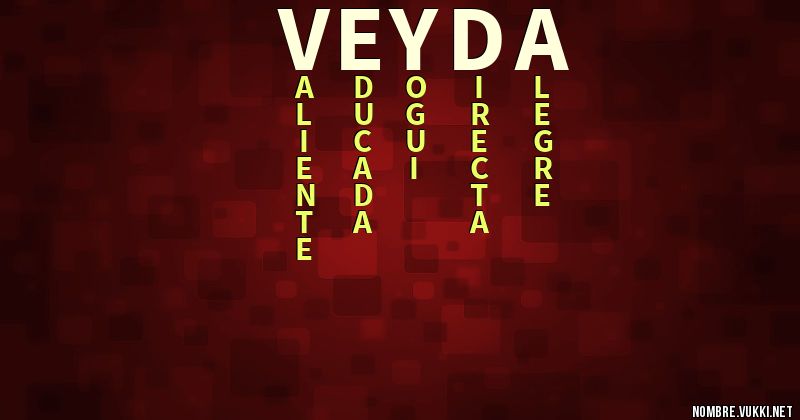 Qué significa veyda