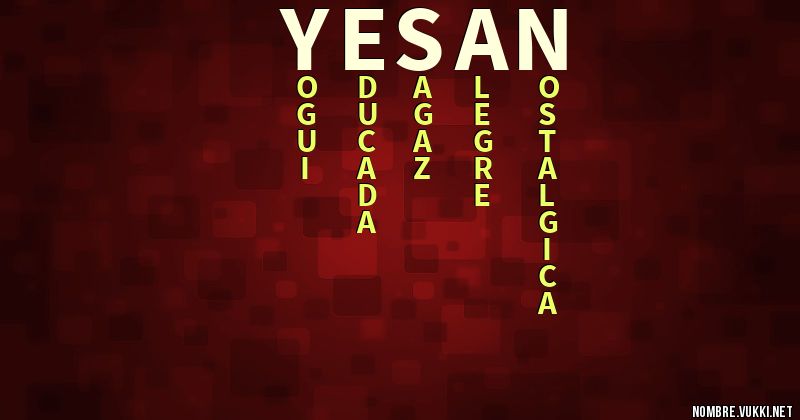 Qué significa yesan