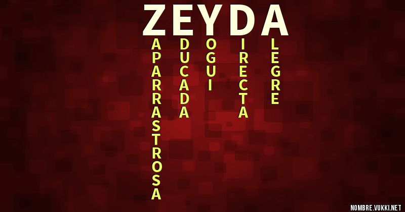 Qué significa zeyda