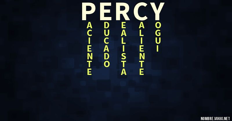 Qué significa ´percy