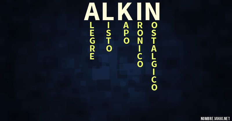 Qué significa alkin