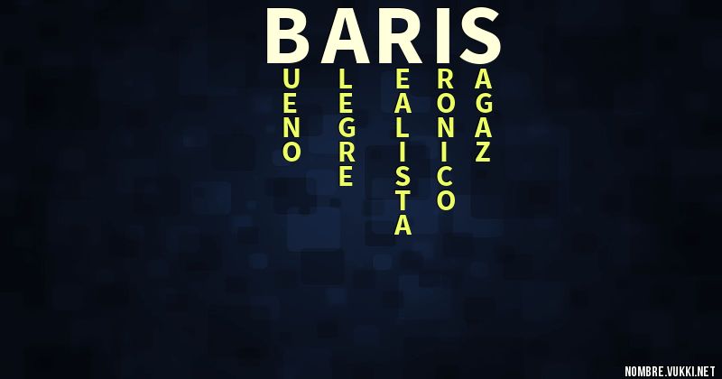 Qué significa baris