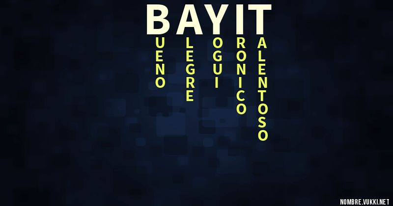 Qué significa bayit