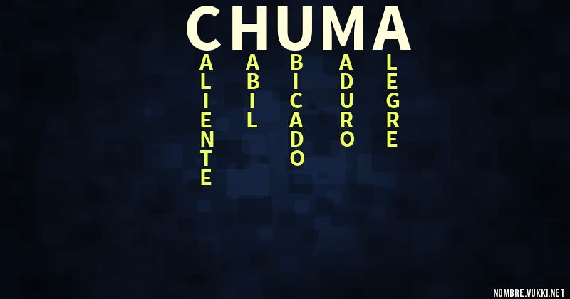 Qué significa chuma