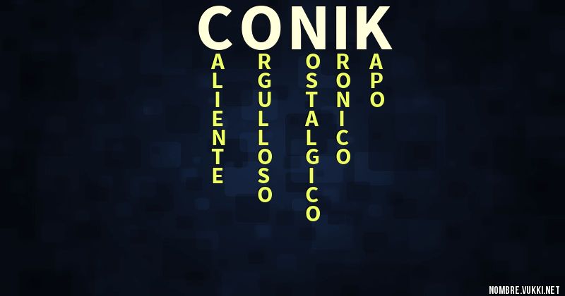 Qué significa conik