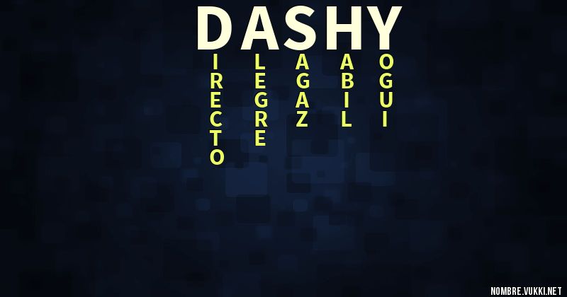 Qué significa dashy
