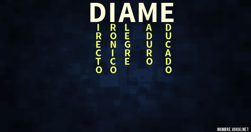 Qué significa diame