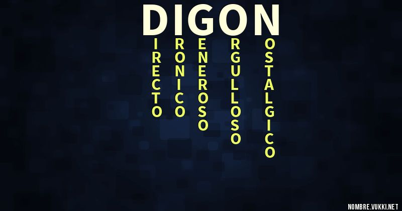 Qué significa digon