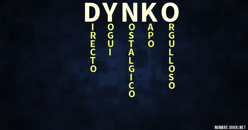 Qué significa dynko