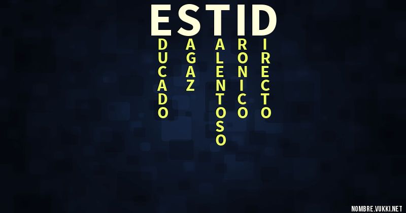 Qué significa estid