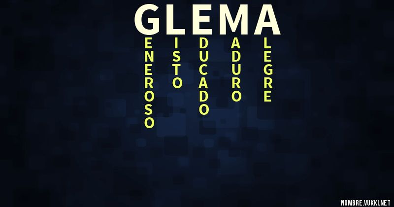 Qué significa glema
