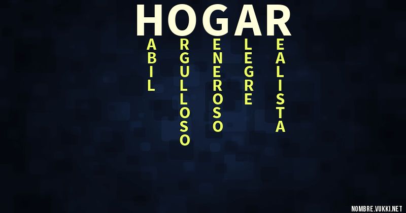 Qué significa hogar