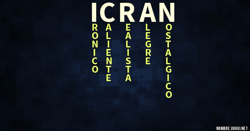 Qué significa icran