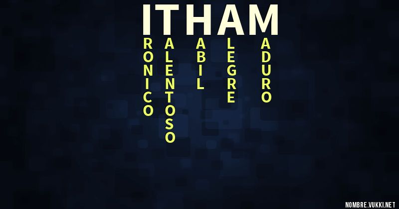 Qué significa itham