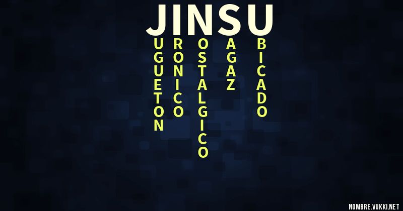 Qué significa jinsu