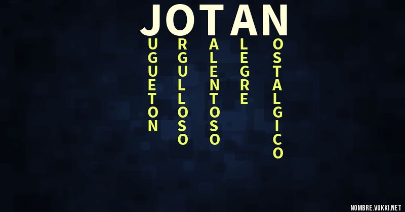 Qué significa jotan