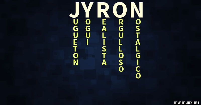Qué significa jyron