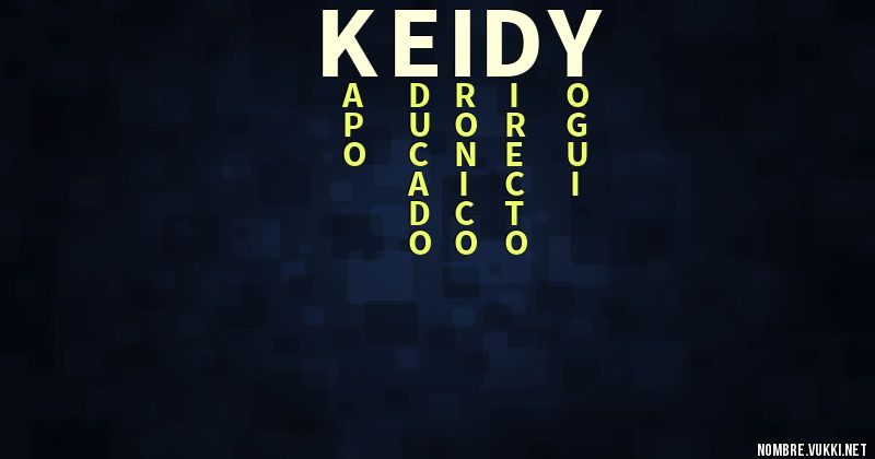 Qué significa keidy