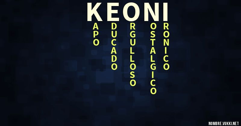 Qué significa keoni