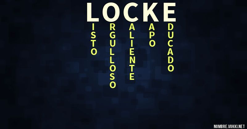 Qué significa locke