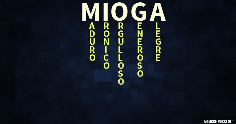 Qué significa mioga
